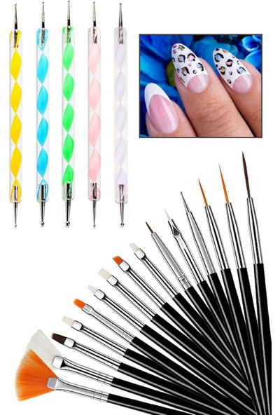 Ibcccndc Nail Art Design Dot Kalemi Seti Tırnak Süsleme Seti Desen Fırçası Siyah Fırça Seti Desen Fırçası Ibcccndc Nail Art Design Dot Kalemi Seti Tırnak Süsleme Seti Desen Fırçası Siyah Fırça Seti Desen Fırçası