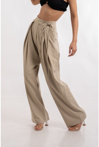 Nofilter Butik Bej Carmen Palazzo Pantolon Nofilter Butik Bej Carmen Palazzo Pantolon