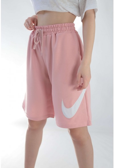 Nofilter Butik Pembe Logo Bermuda Şort Nofilter Butik Pembe Logo Bermuda Şort