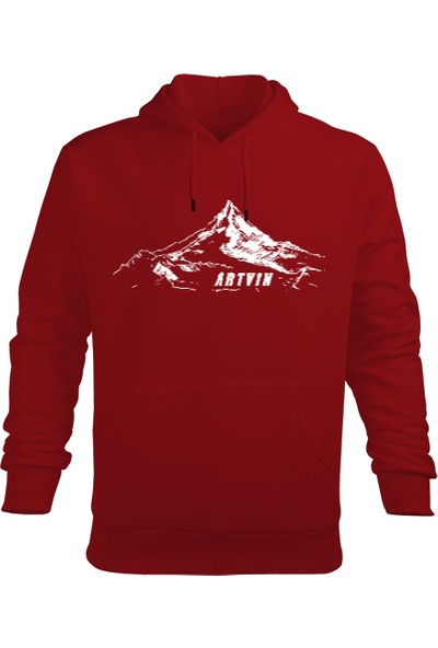 Tisho Artvin Erkek Kapüşonlu Hoodie Sweatshirt