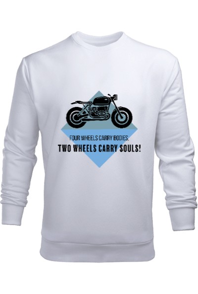 Motorsiklet O Erkek Sweatshirt