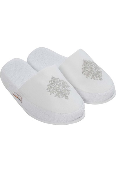 Özdilek Havlu Terlik Antik 36-38 Numara - Beyaz