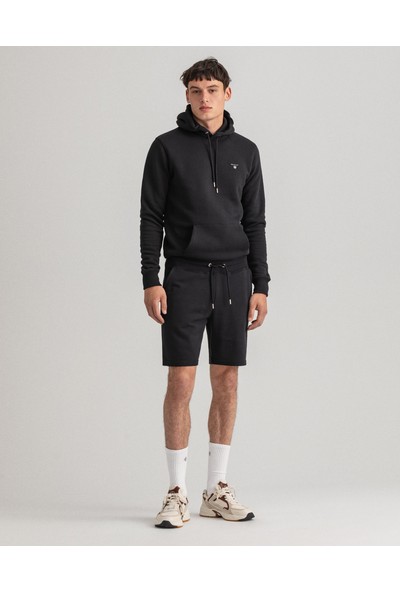 Gant Erkek Siyah Relaxed Fit Şort 2049008.5