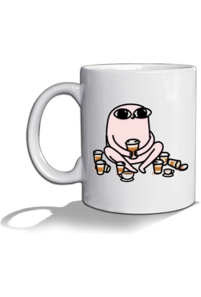 Tisho Kahve Bardağım Beyaz Kupa Bardak