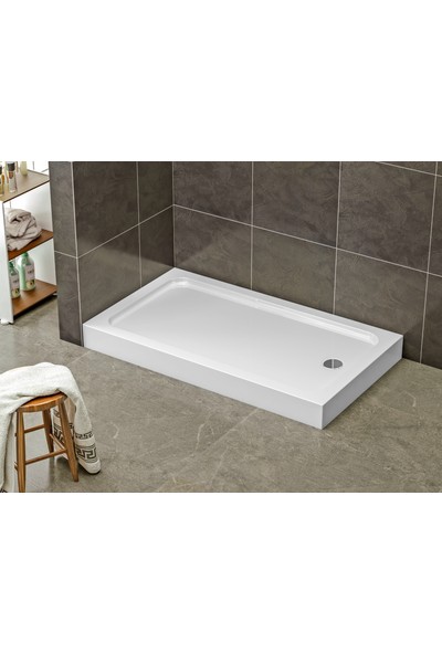 S'tina Stina Castella 100X130 Dikdörtgen Monoblok Duş Küvet