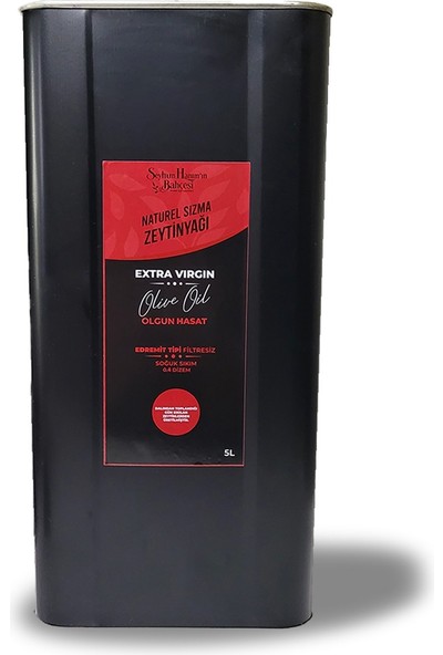 Seyhun Hanım'ın Bahçesi Olgun Hasat 5 Lt Edremit