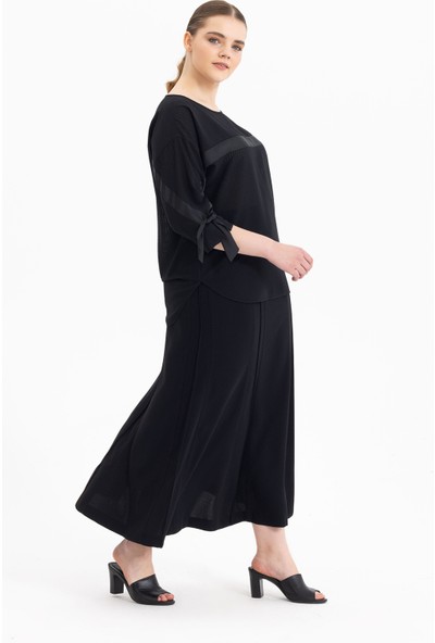 Gala-Xi Yüksek Bel Siyah Bayan Etek 2212001001