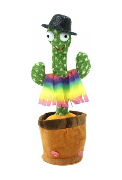 Savas Grup Konuşan Dans Eden Kaktüs Işıklı Saksı Peluş Oyuncak Savas Grup Konuşan Dans Eden Kaktüs Işıklı Saksı Peluş Oyuncak