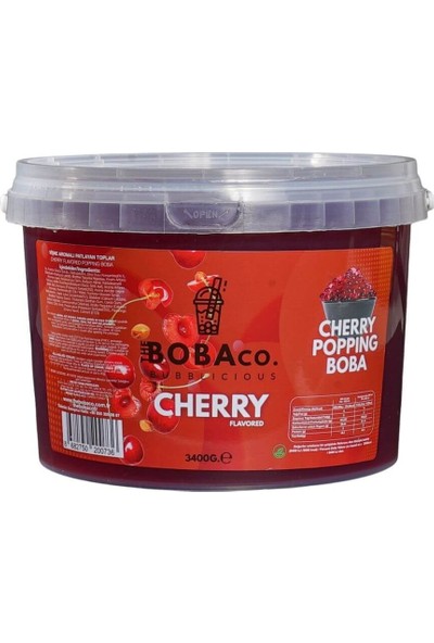 Bubble Tea Boba – Vişne / Cherry 3,4 kg Bubble Tea Boba – Vişne / Cherry 3,4 kg
