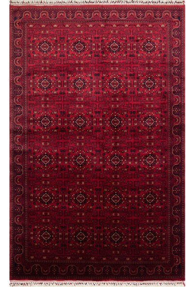 Eko Halı Nostaljı 960 Red Bambu Özel Tezgah Halısı