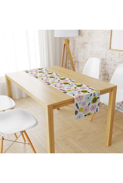 Milroma Kadife Dokuma Özel Tasarım Desenli Runner Milroma Kadife Dokuma Özel Tasarım Desenli Runner