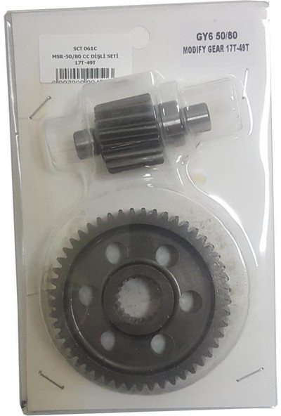 Motobisavm Msr-50/80 cc Dişli Seti 17T-49T