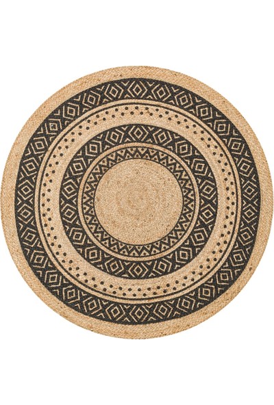Eko Halı Juno Ech 08 Natural Black Naturel Jüt Hasır Halı Eko Halı Juno Ech 08 Natural Black Naturel Jüt Hasır Halı