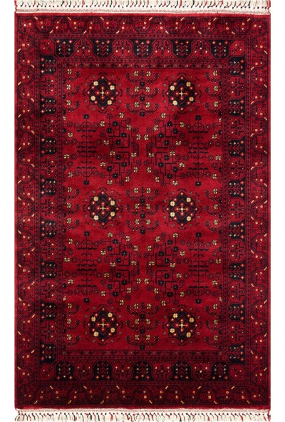 Eko Halı Nostaljı 959 Red Bambu Özel Tezgah Halısı