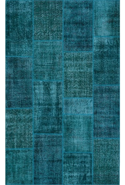 Eko Halı Kırkyama Patch 112 Maz Blue Geleneksel Patchwork Halı Eko Halı Kırkyama Patch 112 Maz Blue Geleneksel Patchwork Halı