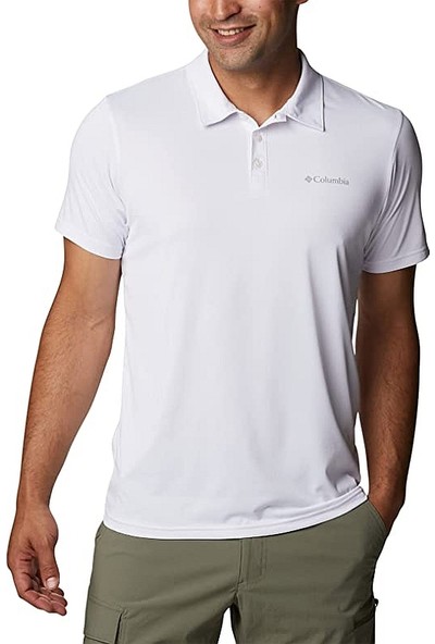 Columbia Hike Polo Erkek Kısa Kollu Polo Yaka Tişört Beyaz AO3614-100 Columbia Hike Polo Erkek Kısa Kollu Polo Yaka Tişört Beyaz AO3614-100