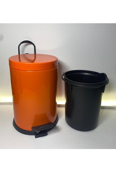 MaxiFlow Paslanmaz Metal Pedallı Çöp Kovası -3l- MaxiFlow Paslanmaz Metal Pedallı Çöp Kovası -3l-