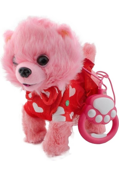 Can Oyuncak Kumandalı Pilli Sesli Yürüyen Sevimli Peluş Köpek Pembe Can Oyuncak Kumandalı Pilli Sesli Yürüyen Sevimli Peluş Köpek Pembe
