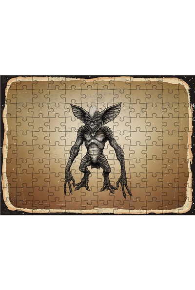Tablomega Ahşap Mdf Puzzle Yapboz Korkunç Canavar 120 Parça 25*35 cm