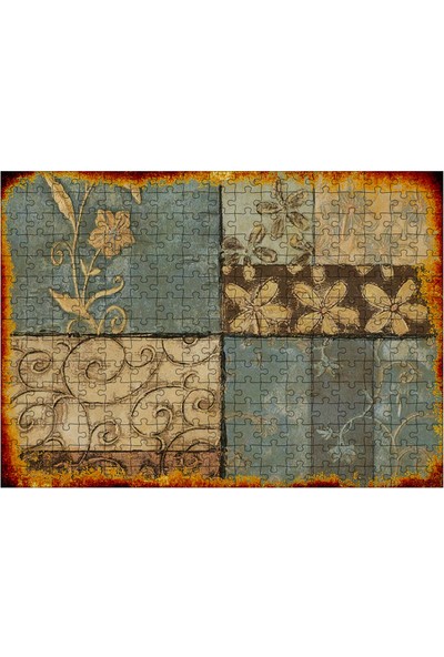 Tablomega Ahşap Mdf Puzzle Yapboz Çiçek Sanatı 255 Parça 35*50 cm