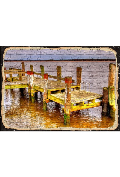 Tablomega Ahşap Mdf Puzzle Yapboz Kırık Iskele 120 Parça 25*35 cm Tablomega Ahşap Mdf Puzzle Yapboz Kırık Iskele 120 Parça 25*35 cm