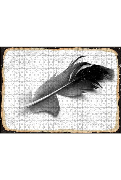 Tablomega Ahşap Mdf Puzzle Yapboz Kuş Tüyü 500 Parça 50*70 cm