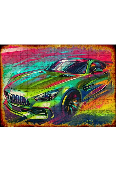 Tablomega Ahşap Mdf Puzzle Yapboz Mercedes 255 Parça 35*50 cm