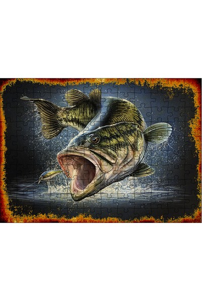 Tablomega Ahşap Mdf Puzzle Yapboz Vahşi Balık 120 Parça 25*35 cm Tablomega Ahşap Mdf Puzzle Yapboz Vahşi Balık 120 Parça 25*35 cm