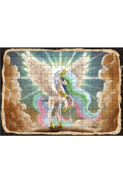 Tablomega Ahşap Mdf Puzzle Yapboz Unicorn 120 Parça 25*35 cm Tablomega Ahşap Mdf Puzzle Yapboz Unicorn 120 Parça 25*35 cm