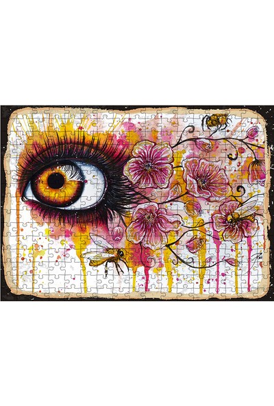 Tablomega Ahşap Mdf Puzzle Yapboz Gözyaşları 255 Parça 35*50 cm