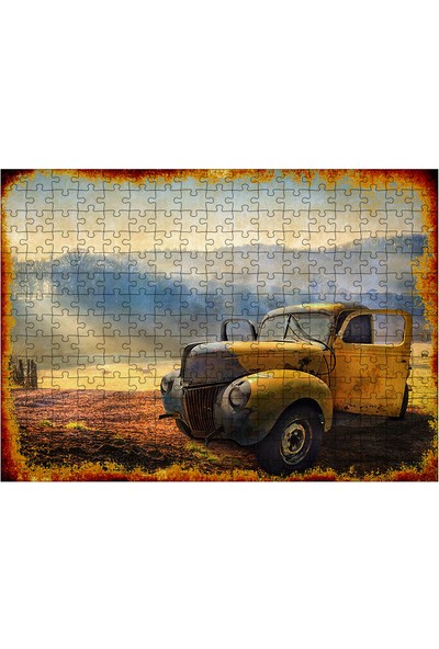 Tablomega Ahşap Mdf Puzzle Yapboz Eski Araba 255 Parça 35*50 cm Tablomega Ahşap Mdf Puzzle Yapboz Eski Araba 255 Parça 35*50 cm