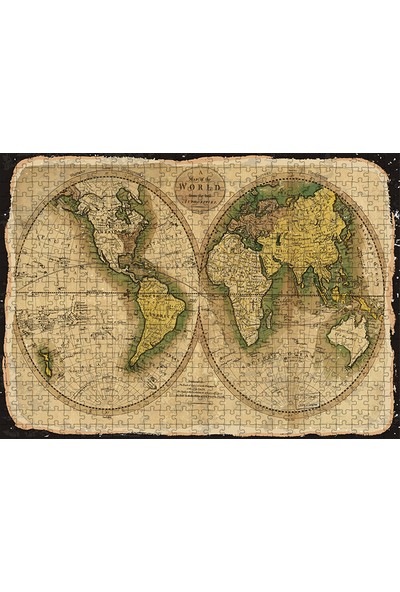 Tablomega Ahşap Mdf Puzzle Yapboz Dünya Haritası 500 Parça 50*70 cm Tablomega Ahşap Mdf Puzzle Yapboz Dünya Haritası 500 Parça 50*70 cm