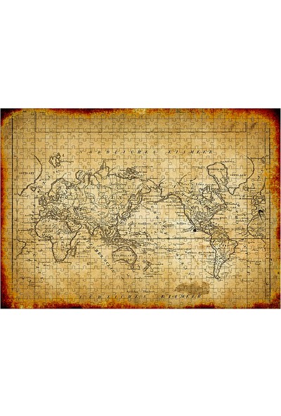 Tablomega Ahşap Mdf Puzzle Yapboz Dünya Haritası 500 Parça 50*70 cm Tablomega Ahşap Mdf Puzzle Yapboz Dünya Haritası 500 Parça 50*70 cm