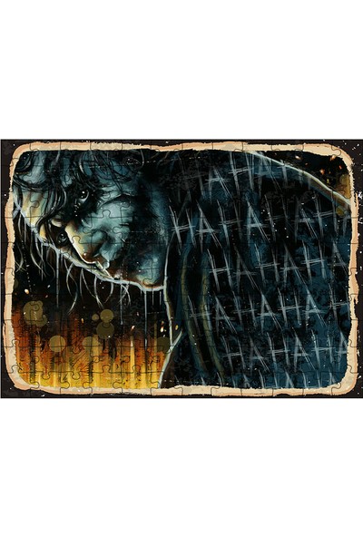 Tablomega Ahşap Mdf Puzzle Yapboz Joker Ha Ha Ha 120 Parça 25*35 cm