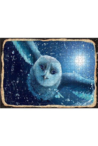 Tablomega Ahşap Mdf Puzzle Yapboz Beyaz Baykuş 500 Parça 50*70 cm Tablomega Ahşap Mdf Puzzle Yapboz Beyaz Baykuş 500 Parça 50*70 cm