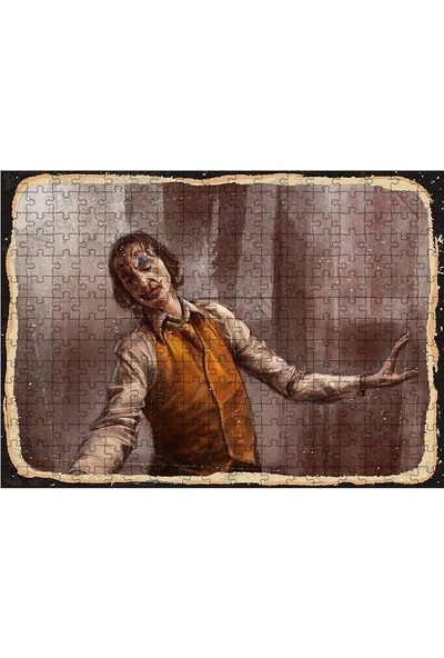 Tablomega Ahşap Mdf Puzzle Yapboz Joaquin Phoenix Joker 255 Parça 35*50 cm Tablomega Ahşap Mdf Puzzle Yapboz Joaquin Phoenix Joker 255 Parça 35*50 cm