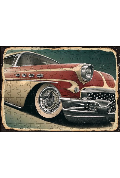Tablomega Ahşap Mdf Puzzle Yapboz Klasik Araba 120 Parça 25*35 cm Tablomega Ahşap Mdf Puzzle Yapboz Klasik Araba 120 Parça 25*35 cm