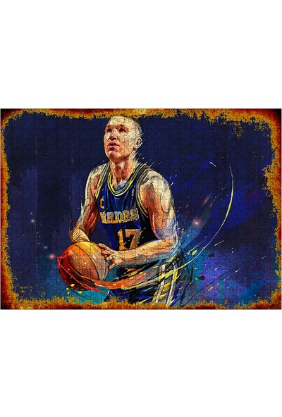 Tablomega Ahşap Mdf Puzzle Yapboz Warriors Basketbol 500 Parça 50*70 cm