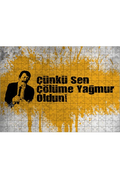 Tablomega Ahşap Mdf Puzzle Yapboz Şehir ve Doğa Resmi 255 Parça 35*50 cm