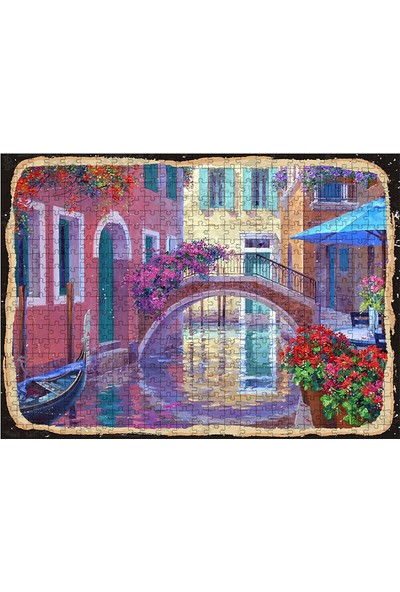 Tablomega Ahşap Mdf Puzzle Yapboz Çiçekli Venedik 500 Parça 50*70 cm Tablomega Ahşap Mdf Puzzle Yapboz Çiçekli Venedik 500 Parça 50*70 cm