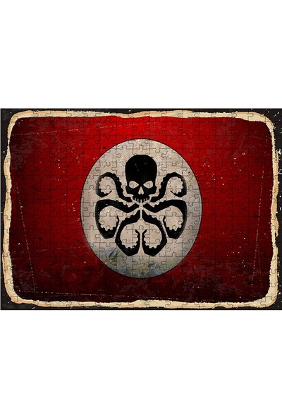 Tablomega Ahşap Mdf Puzzle Yapboz Kurukafa Simgesi 255 Parça 35*50 cm