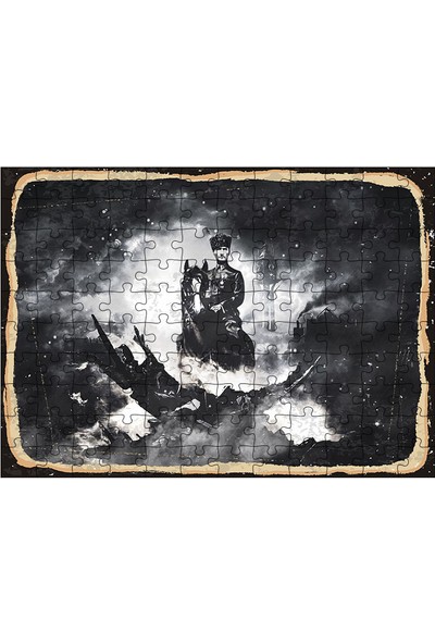 Tablomega Ahşap Mdf Puzzle Yapboz Mustafa Kemal Atatürk 120 Parça 25*35 cm Tablomega Ahşap Mdf Puzzle Yapboz Mustafa Kemal Atatürk 120 Parça 25*35 cm