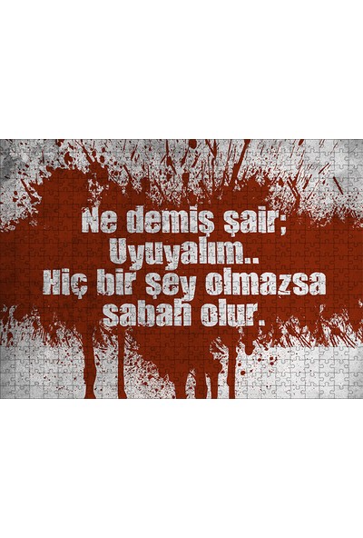 Tablomega Ahşap Mdf Puzzle Yapboz Jack Sparrow 500 Parça 50*70 cm