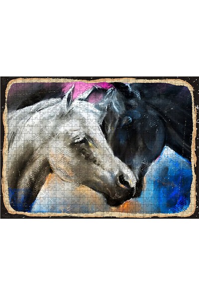 Tablomega Ahşap Mdf Puzzle Yapboz Atların Sevgisi 500 Parça 50*70 cm Tablomega Ahşap Mdf Puzzle Yapboz Atların Sevgisi 500 Parça 50*70 cm