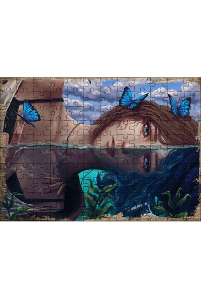 Tablomega Ahşap Mdf Puzzle Yapboz Mavi Kelebekler 120 Parça 25*35 cm Tablomega Ahşap Mdf Puzzle Yapboz Mavi Kelebekler 120 Parça 25*35 cm