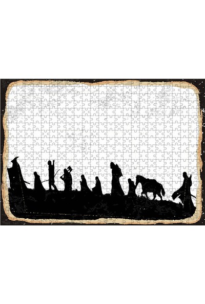 Tablomega Ahşap Mdf Puzzle Yapboz Yüzüklerin Efendisi 500 Parça 50*70 cm Tablomega Ahşap Mdf Puzzle Yapboz Yüzüklerin Efendisi 500 Parça 50*70 cm