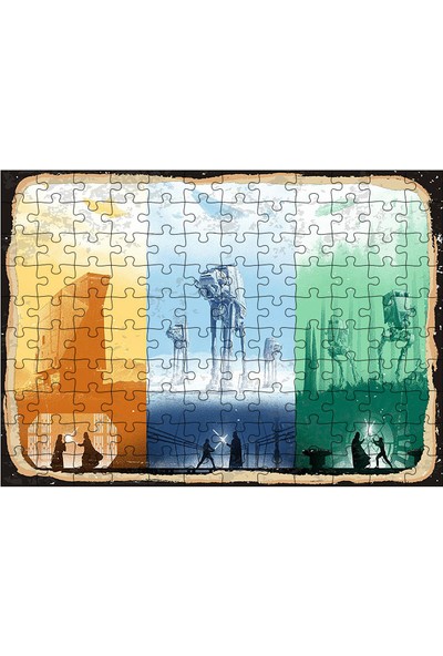Tablomega Ahşap Mdf Puzzle Yapboz Star Wars Serisi 120 Parça 25*35 cm Tablomega Ahşap Mdf Puzzle Yapboz Star Wars Serisi 120 Parça 25*35 cm