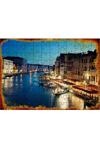 Tablomega Ahşap Mdf Puzzle Yapboz Venedikte Bir Gece 120 Parça 25*35 cm Tablomega Ahşap Mdf Puzzle Yapboz Venedikte Bir Gece 120 Parça 25*35 cm