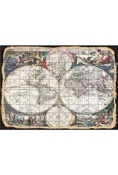 Tablomega Ahşap Mdf Puzzle Yapboz Dünya Haritası 120 Parça 25*35 cm Tablomega Ahşap Mdf Puzzle Yapboz Dünya Haritası 120 Parça 25*35 cm