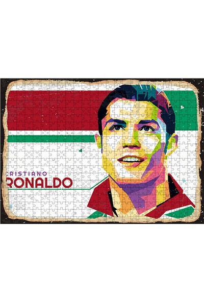 Tablomega Ahşap Mdf Puzzle Yapboz Cristiano Ronaldo 500 Parça 50*70 cm Tablomega Ahşap Mdf Puzzle Yapboz Cristiano Ronaldo 500 Parça 50*70 cm